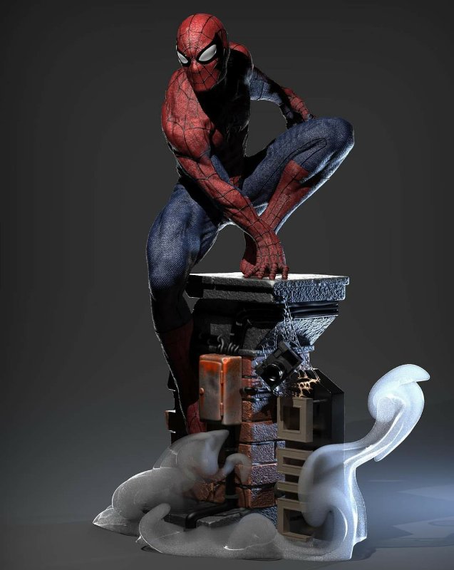 Private Custom The Amazing Spider-Man 1/4 Scale Polystone Statue