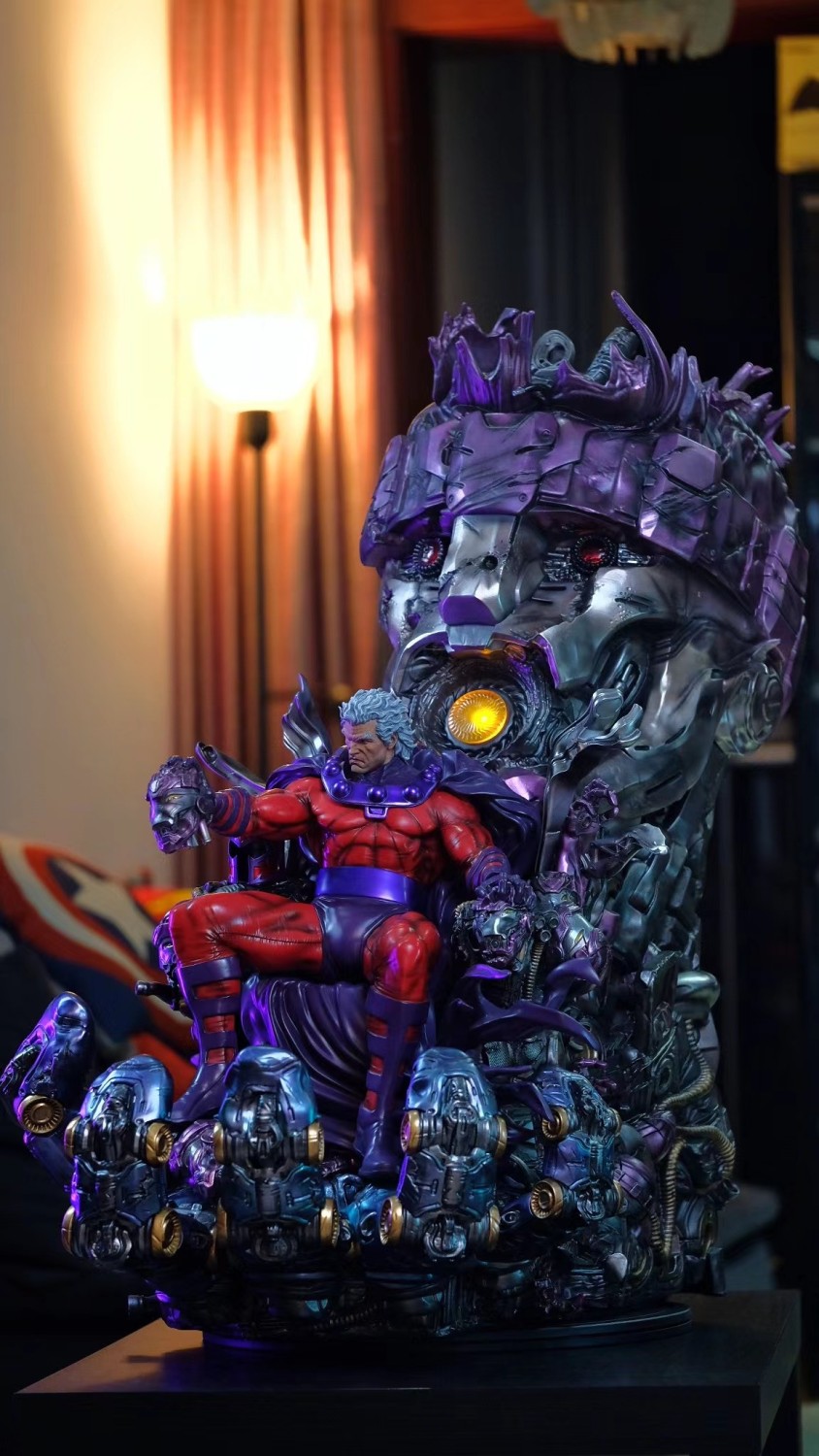 In stock Marvel X-Men MAGNETO THRONE 1/4 SCALE Polystone Statue figure