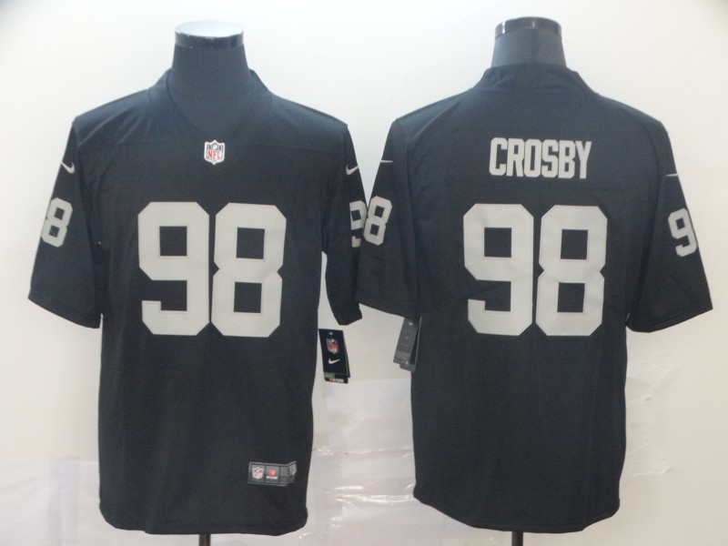 US$ 23.00 - Men's Nike Oakland Raiders #98 Maxx Crosby Black Vapor ...