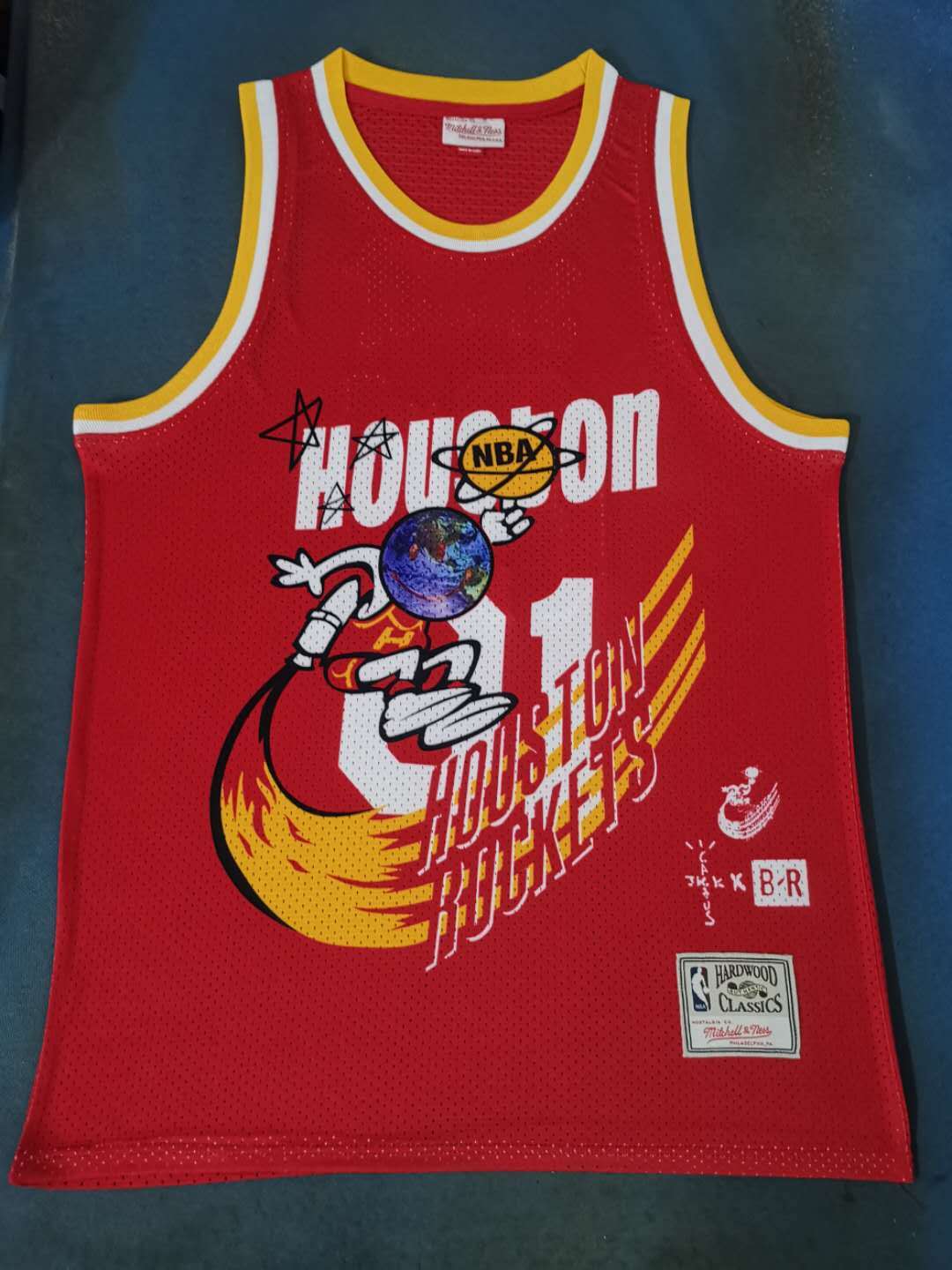 19/20 men Houston Rockets jack 01 red basketball jersey customize name ...