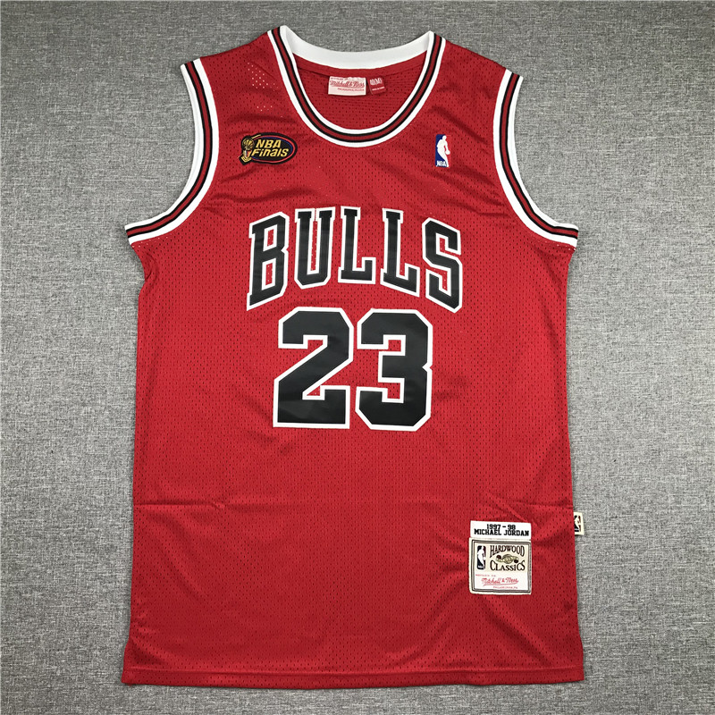 98 Men Chicago Bulls Jordan classic red retro basketball jersey 23 98 Men Chicago Bulls Jordan classic red retro basketball jersey 23