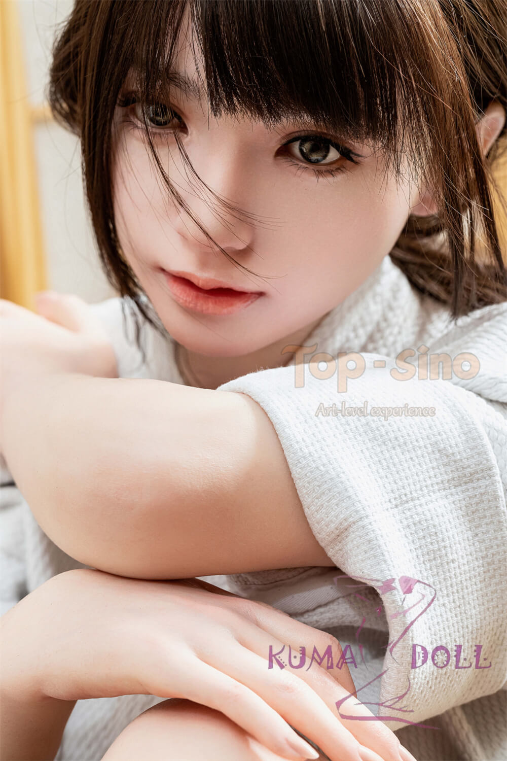 髪の毛植毛選択可 フルシリコン製ラブドール Top Sino Doll 最新作 164cm Eカップ T22 Miteng(米藤) RRS+メイク選択可