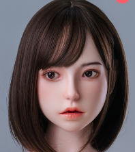 Real Girl D5ヘッド 軟質シリコン製 可愛い 女性ヘッド ラブドールの頭 頭部単品 ヘッド単体