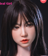 Real Girl D5ヘッド 軟質シリコン製 可愛い 女性ヘッド ラブドールの頭 頭部単品 ヘッド単体