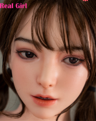 Real Girl D5ヘッド 軟質シリコン製 可愛い 女性ヘッド ラブドールの頭 頭部単品 ヘッド単体