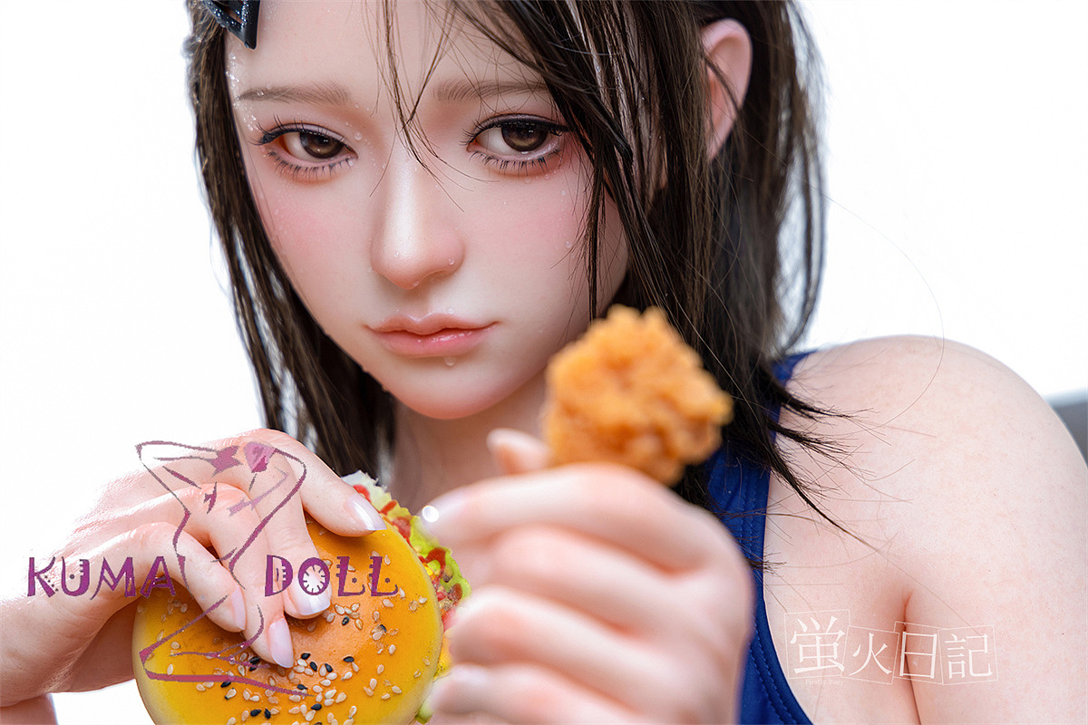 青い水着 蛍火日記 159cm Eカップ 琉璃（Liuli）メイク② フルシリコン製ラブドール JK衣装選択可能 蛍火日記