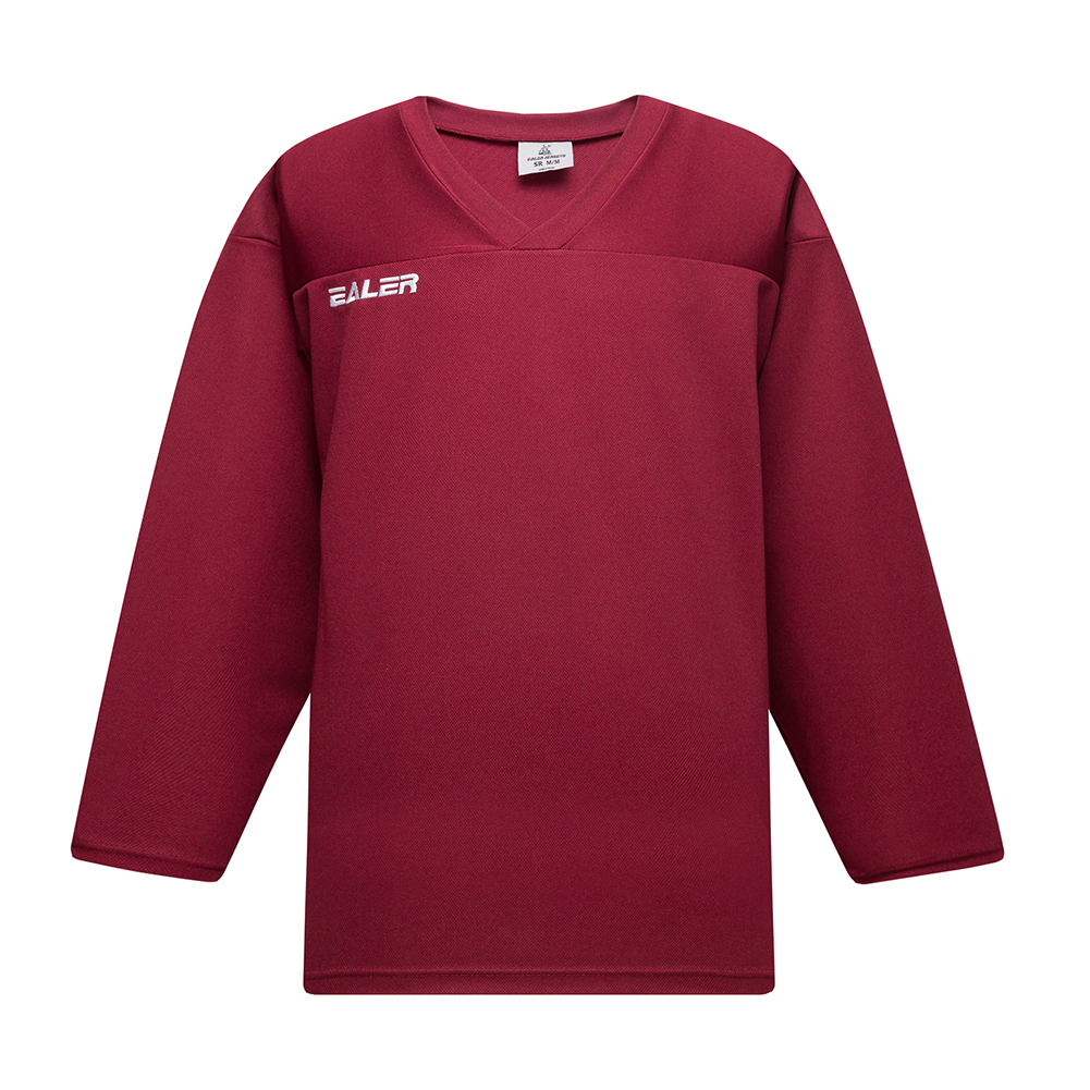 H90-TSXP015 Maroon Blue Blank hockey Practice Jerseys