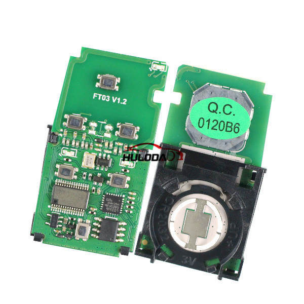 For Toyota Smart key FOB Alphard Vellfire 6 button remote key with ...