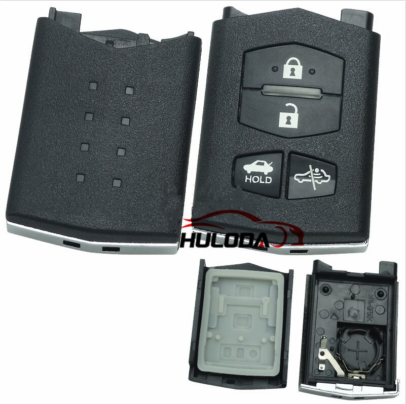 For Mazda 4 button remote key case