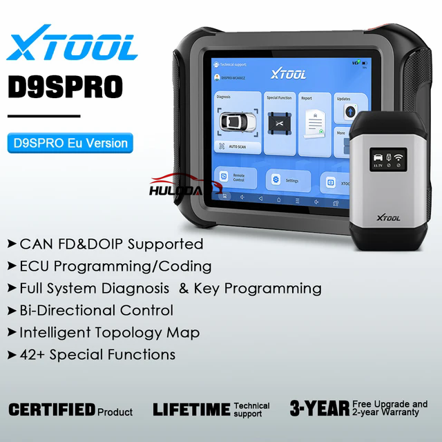 XTOOL D9S Pro Upgraded of D9 Pro Car Diagnostic Tools ECU Online Programmer Key Programming ...