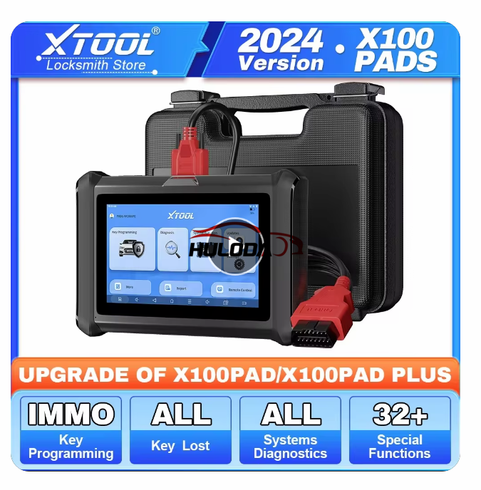 XTOOL X100 PADS Auto IMMO Key Programming Scanner Built-in CAN FD All Key Lost OBD2 All Systems ...