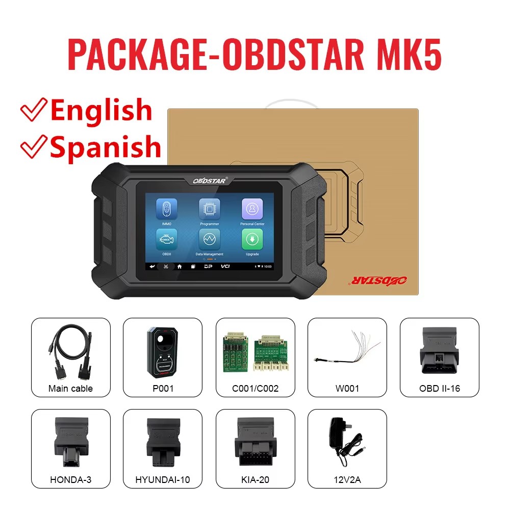 OBDSTAR MK5 FUll X300 Pro4 Latin America Version Key Programmer Special ...
