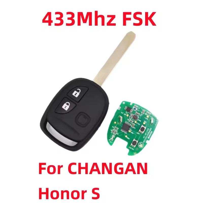 Original 2 Buttons Remote Key For 2017-2020 Year Changan Honor S X70A Without Chip 433Mhz FSK ...