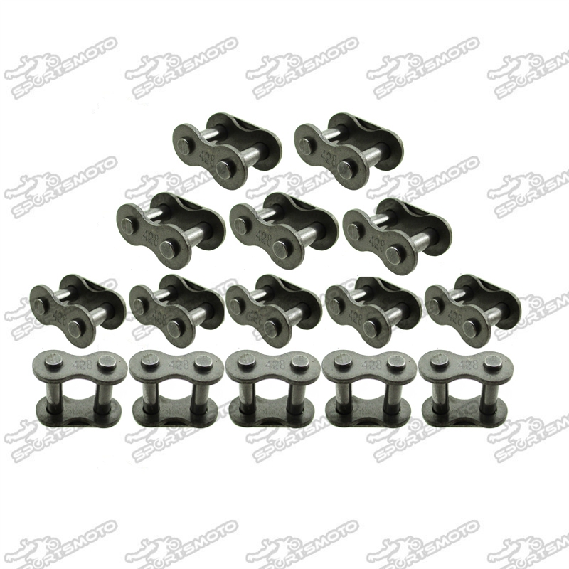 428 Chain Repair Kit Chain Master Link Clips For Pit Dirt Bike ATV Quad ...