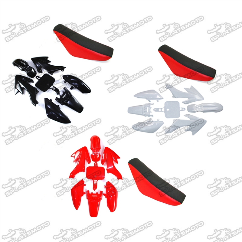 Plastic Fairing Body Kits + Tall Foam Seat For 50cc 70cc 90cc 110cc ...
