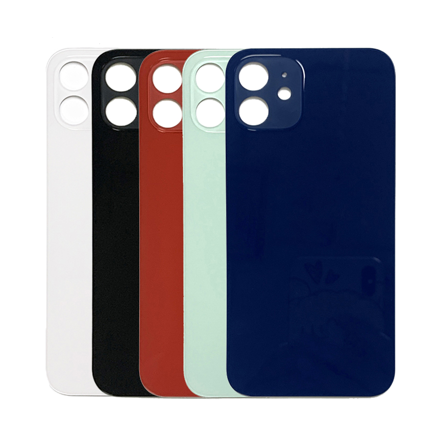 For iPhone 12 Back Glass Cover Replacement Big Camera Hole