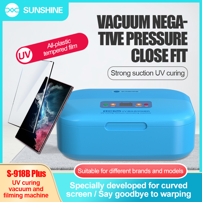 SUNSHINE S-918B Plus UV Curing Vacuum Laminating for Straight Curved ...