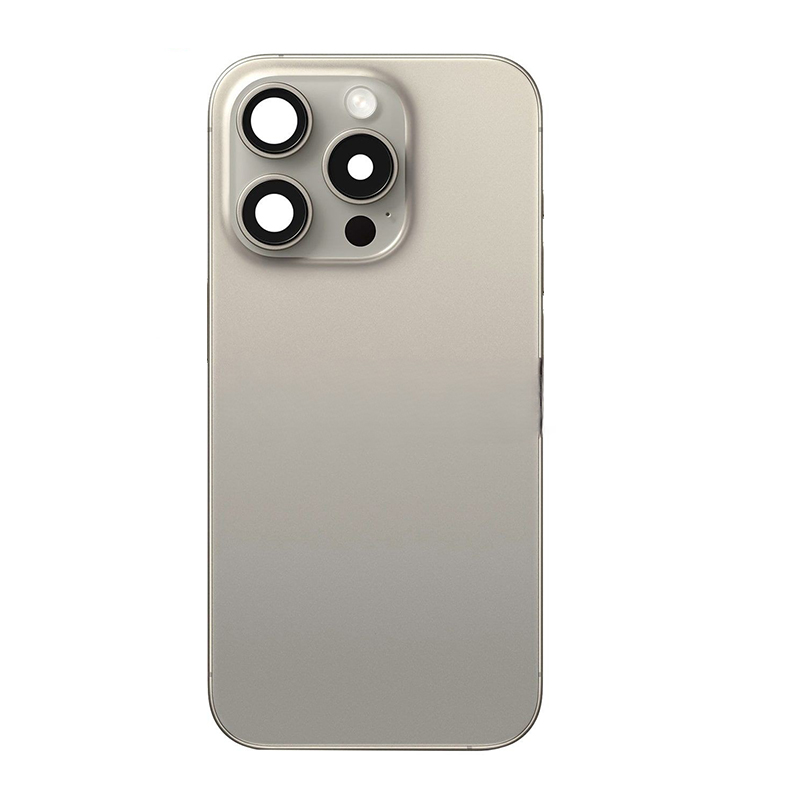 For iPhone 15 Pro Back Glass Cover Replacement Big Camera Hole comes ...