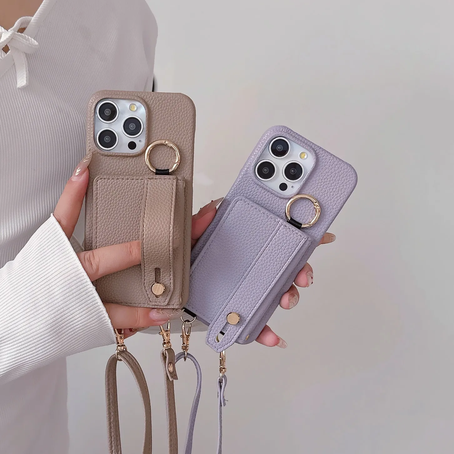 Wrist Strap Crossbody Phone Case for IPhone 15 14 12 11 Pro Max 13 Mini ...