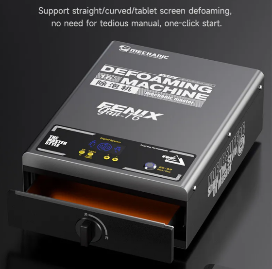 MECHANIC 16-Inch Defoaming Machine GAN-16 Fenix For Phone Flat Screen ...