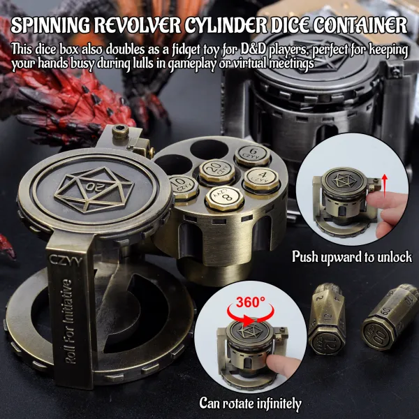 Cyberpunk Bullet Dice Set of 7 | Metal Polyhedral Dice | Revolver ...