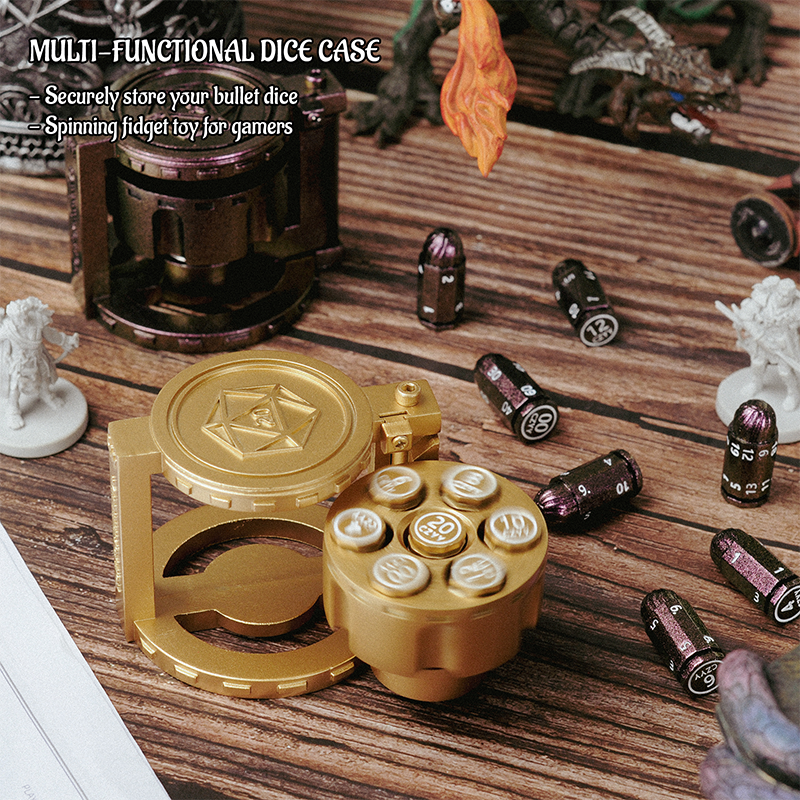Cyberpunk Bullet Dice Set of 7 | Metal Polyhedral Dice | Revolver ... Cyberpunk Bullet Dice Set of 7 | Metal Polyhedral Dice | Revolver ...