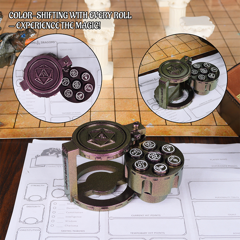 Cyberpunk Bullet Dice Set of 7 | Metal Polyhedral Dice | Revolver ...