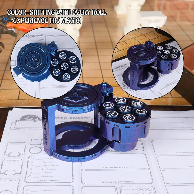 Cyberpunk Bullet Dice Set of 7 | Metal Polyhedral Dice | Revolver ...