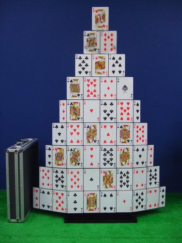 Automatic Giant Card Castle