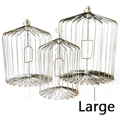 Appearing Bird Cage - 18 inch Steel, Large
