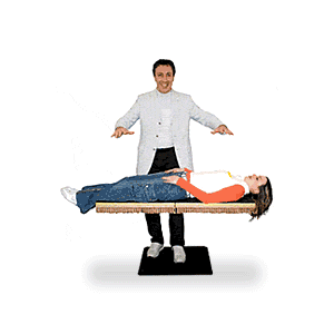 Rotation of a Floating Human