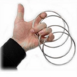 Metal Linking Rings 4 Rings Set (4 Inch/4.5 Inch) - Magic Trick - China ...