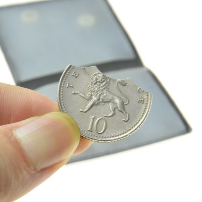 Bite Coin - UK 10 Pence - Magic Trick - China Magic Shop