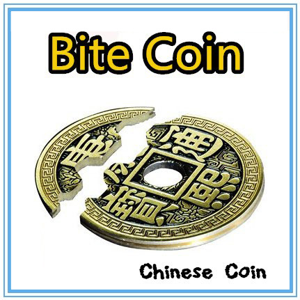 Bite Coin - Chinese Coin (31mm/38mm) - Magic Trick - China Magic Shop
