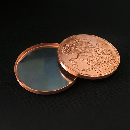 Shimmed Expanded Shell (Queen Victoria Ancient Coin, Tail, Copper)