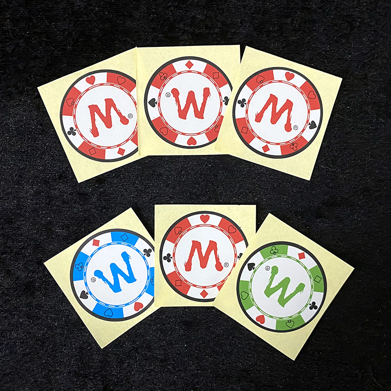 STC Coin Set Sticker (12 pcs) - Magic Trick - China Magic Shop