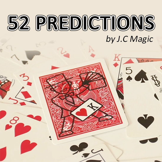 52 Predictions by J.C Magic - Magic Trick - China Magic Shop