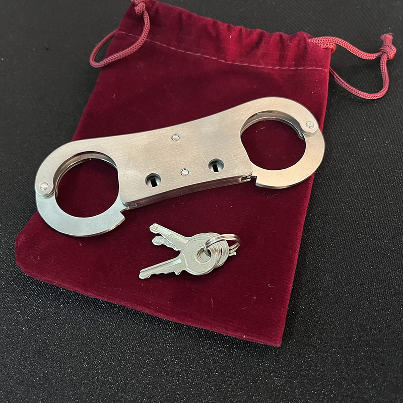 Thumb Cuffs (Stainless Steel) - Magic Trick - China Magic Shop