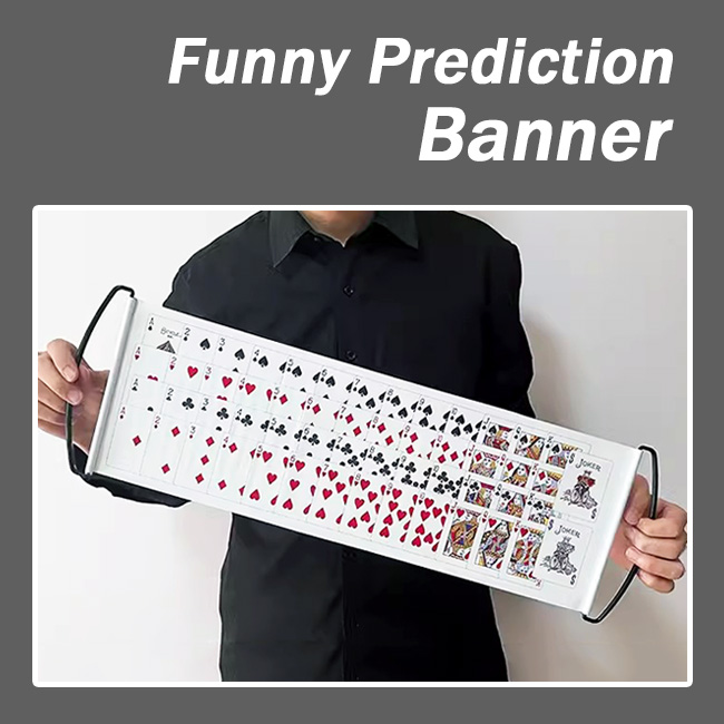 Funny Prediction Banner - Magic Trick - China Magic Shop