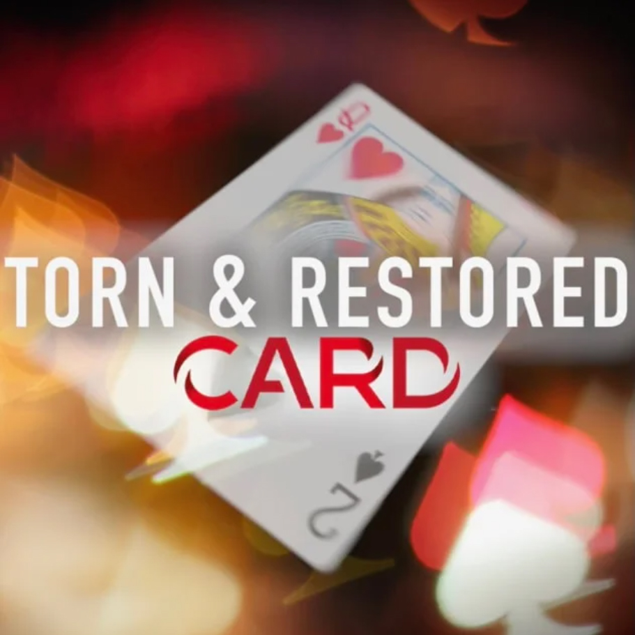 Hypervisual Torn&Restored Card – Visual Card Restoration Magic Prop for ...