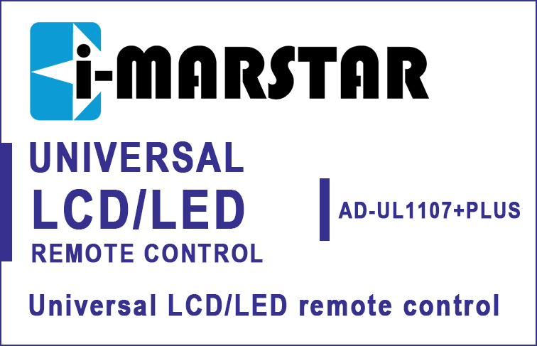 Universal Remote Control AD-UL1107+PLUS TV remote control