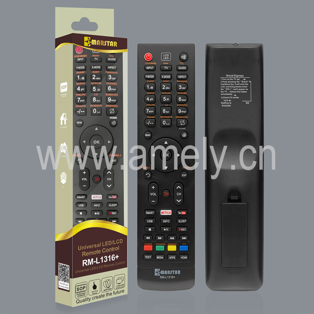 US$ 3.00 - RM-L1316+ / I-MARSTAR / Use for LCD LED TV unviersal remote ...