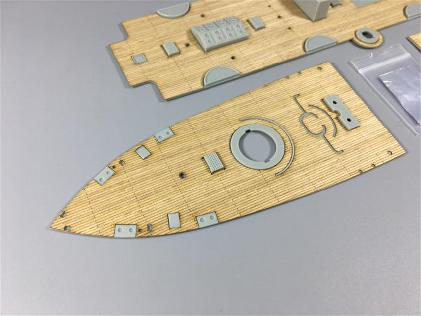 US$ 17.99 - 1/144 Scale Wooden Deck for Bronco KB14001 Beiyang Fleet ...