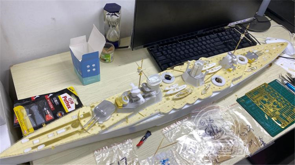 EUR€ 600.00 - Chuanyu CY514 1/200 Scale SMS Seydlitz Assembly Model Kit & RC Upgrade Set - www ...