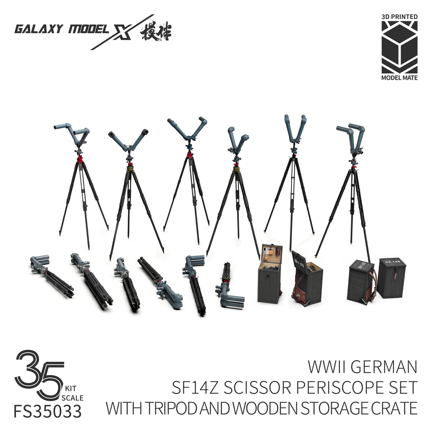 EUR€ 22.00 - Galaxy FS35033 1/35 Scale WWII German SF14Z Scissor ...