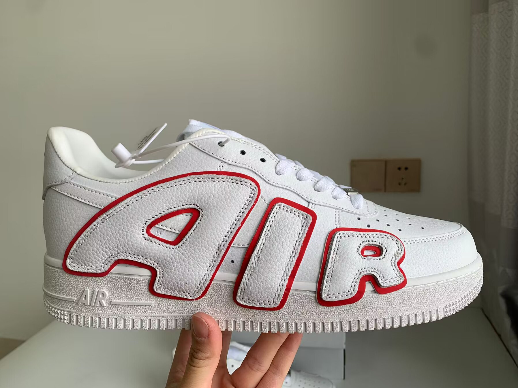 US$ 121.50 - Authentic CPFM x Nike Air Force 1 White/Red - www.yeskicks.cn