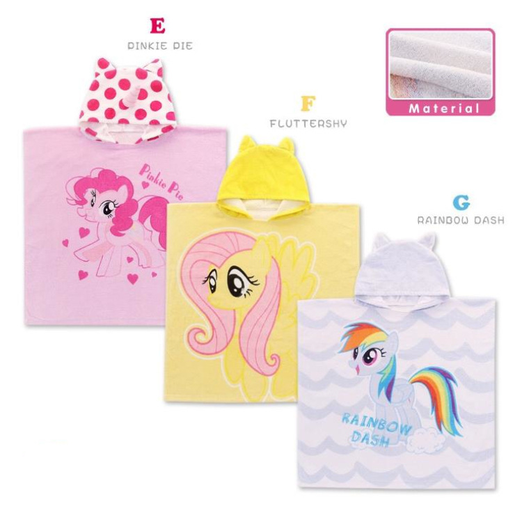 US$ 24.90 - Baby My Little Pony Hooded Bathrobe Towel Bathrobe Cloak ...