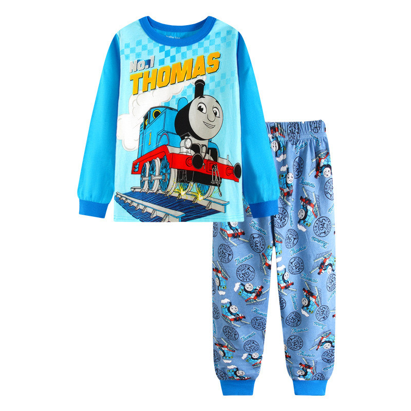 Toddler Boy 2 Pieces Pajamas Sleepwear Thomas Long Sleeve Shirt ...