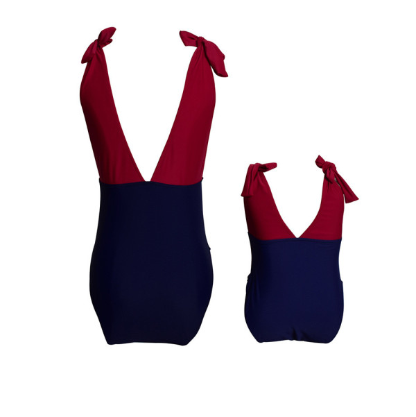 Mommy And Me Matching Swimwear 3 Color Matching Swimsuit