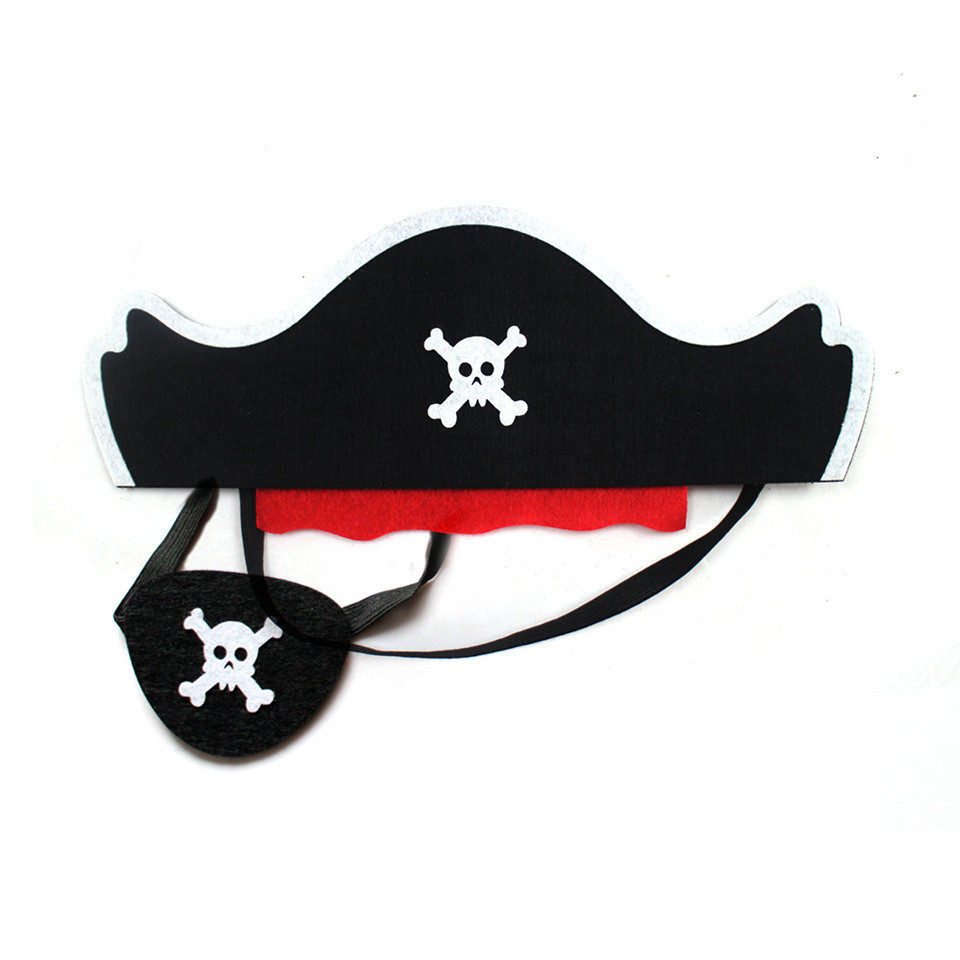 Halloween Costume Pirate skull Performance Cloak With Hat and Masks